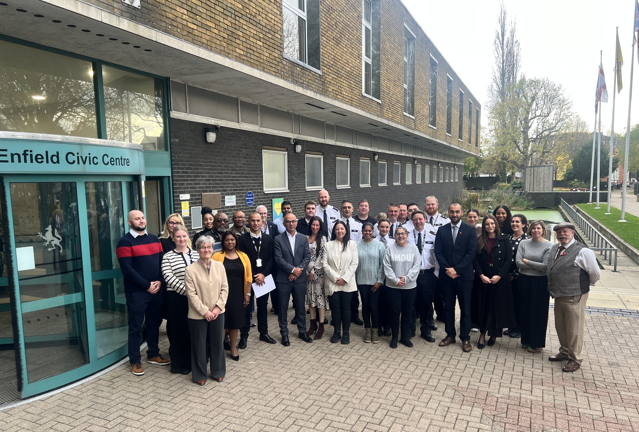 Enfield hosted an event to thank Council teams and the Met Police for ...