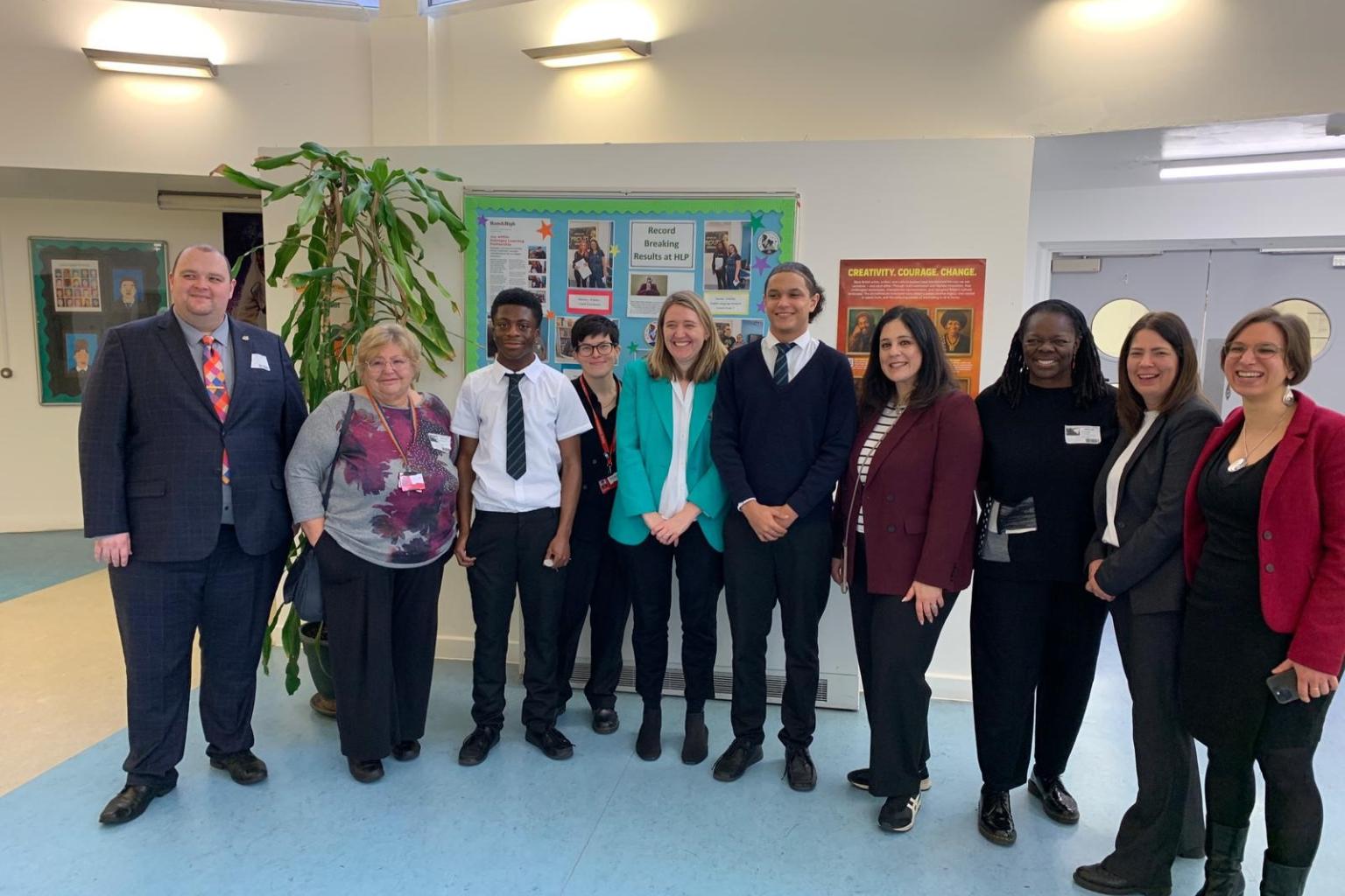 Minister Gould applauds inspiring work at Haringey Learning Partnership ...